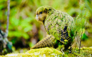The Kakapo: New Zealand’s Nocturnal, Flightless Parrot