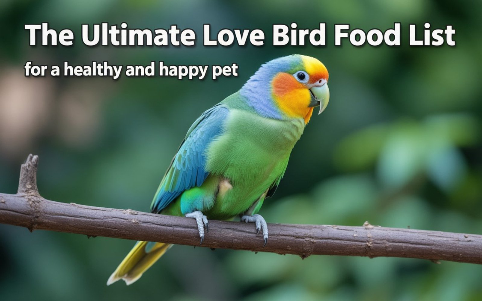 The Ultimate Love Bird Food List for a Healthy and Happy Pet